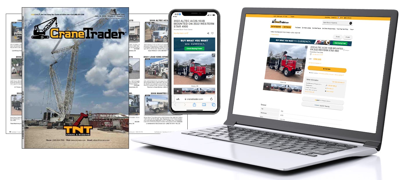 Sell Your Crane Equipment On CraneTrader.com