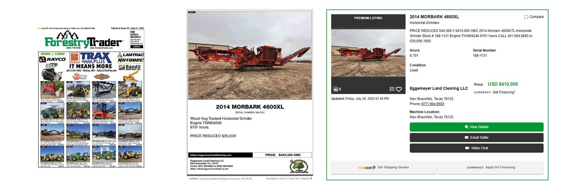 Sell Your Forestry Equipment On ForestryTrader.com