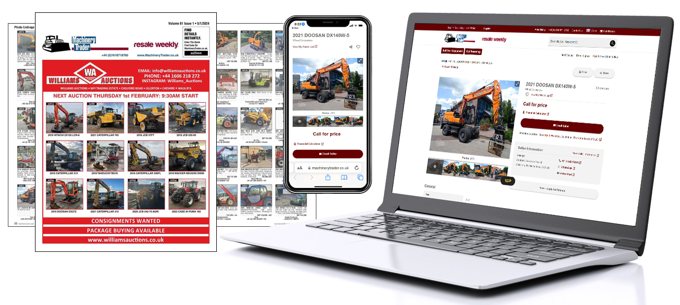Sell Your Construction Equipment On MachineryTrader.co.uk