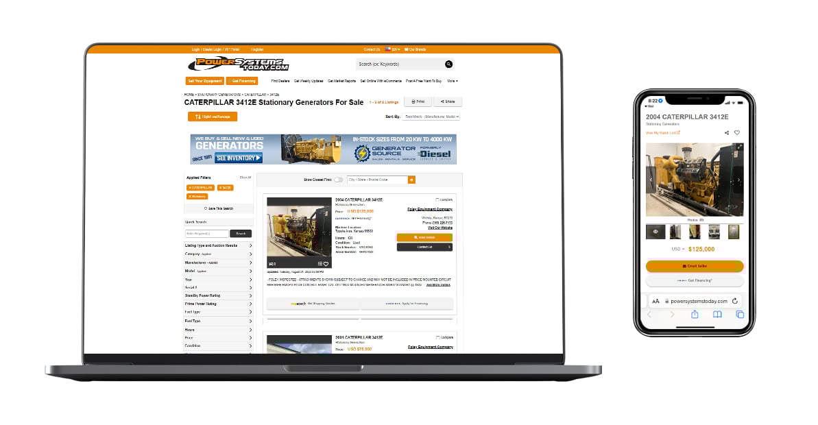 Sell Your Power Systems & Generators On PowerSystemsToday.com
