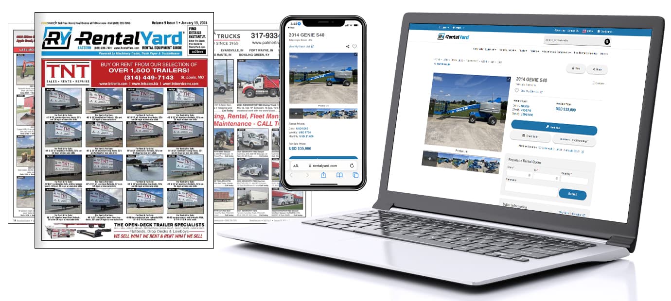 Sell Your Equipment On RentalYard.com