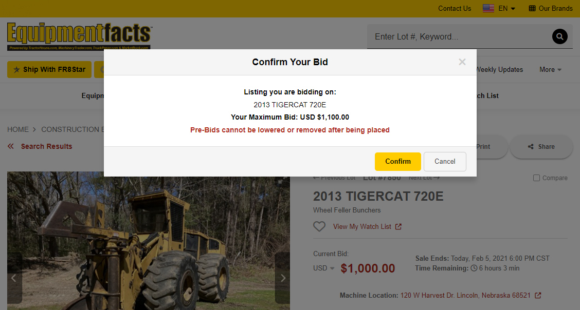 How To Bid Online - Live Auction Bidding Tips | Equipmentfacts
