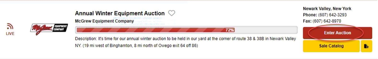 How To Bid Online - Live Auction Bidding Tips | Equipmentfacts